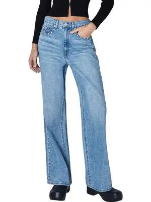 UNPUBLISHED Jolene Studded Pocket Flare Leg Jeans - La Brea