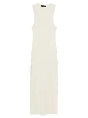 Wardrobe.NYC Sleeveless Dress Ribbed Knit - Neutrals