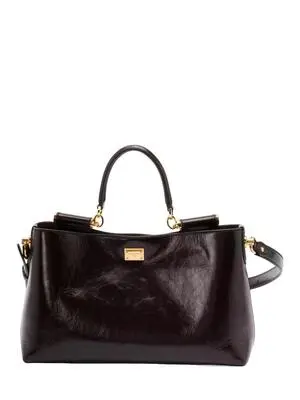 Dolce & Gabbana Vittoria Tote Bag - Brown
