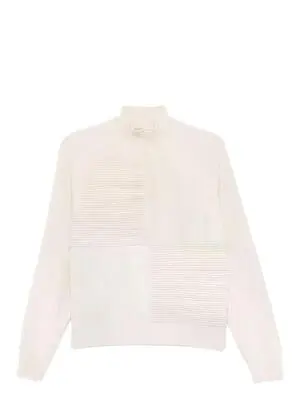 Eric Bompard Ribbed Knit Sweater - Neutrals