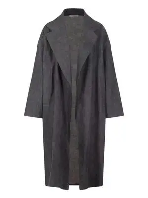 Dusan Wide-sleeve Overcoat - Grey