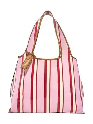 3.1 Phillip Lim Dual Stripe Canvas Market Tote Bag - Blue/pink