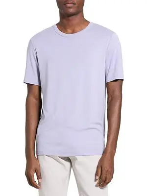 Theory Essential Standard Fit T-shirt Gray Lilac