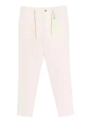 MANUEL RITZ Drawstring Trousers Neutrals