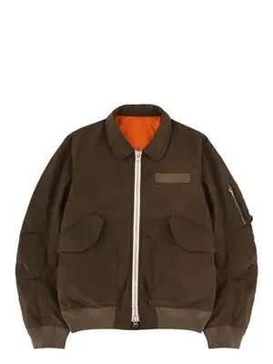 Sacai Twill Jacket - Brown