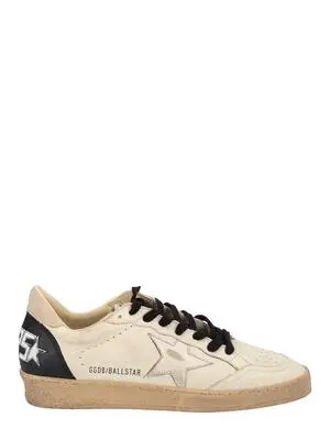 GOLDEN GOOSE Ball Star Low Top Sneakers - Beige