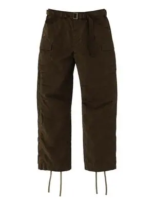 Sacai Twill Cargo Pants - Brown