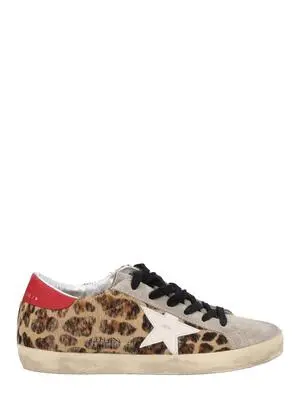 GOLDEN GOOSE Superstar Low Top Sneakers - Animalier