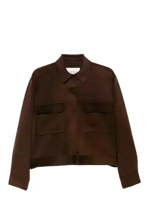 Eric Bompard Buttoned Jacket - Brown
