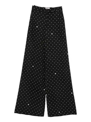 Elie Saab Polka-dot Trousers - Black