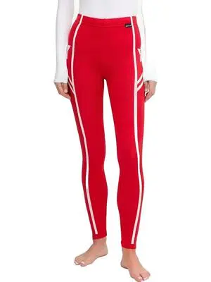 NEWLAND Star Stripe Leggings - Red