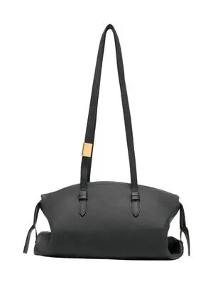 SYSTEM Top Handle Shoulder Bag Black