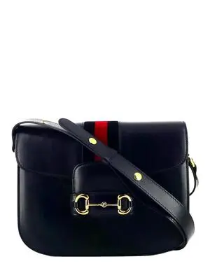 Gucci 2021 Gucci 1955 Horsebit Crossbody Bag Blue