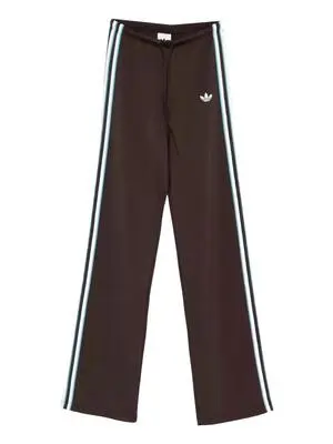 Adidas Side Stripe Track Pants - Brown