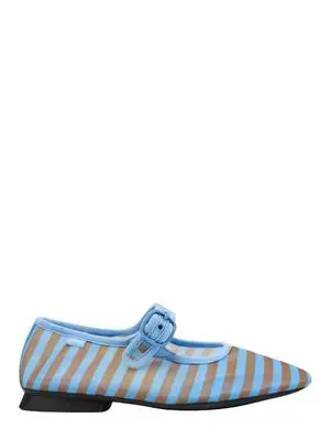 Camper Casi Myra Striped Ballet Flats - Blue