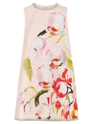 Acler Anglesey Floral Embellished Mini Dress - Pink