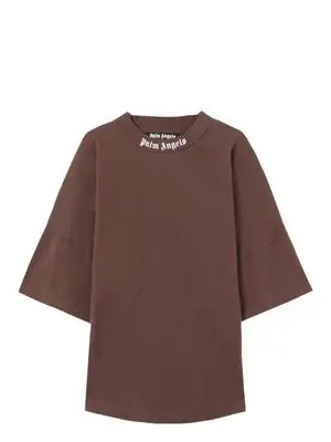 Palm Angels Classic Logo T-shirt - Brown