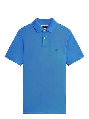 Tommy Hilfiger Logo-detail Polo Shirt - Blue