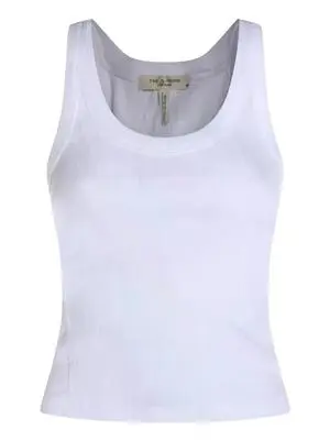Rag & Bone Ribbed Tank Top - White