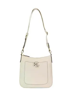 Ralph Lauren Logo Leather Shoulder Bag - Neutrals