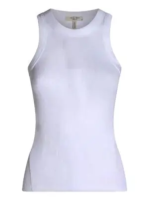 Rag & Bone Ribbed Tank Top - White