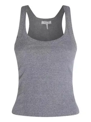 Rag & Bone Ribbed Tank Top - Grey