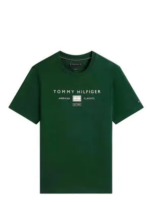 Tommy Hilfiger Logo-detail T-shirt - Green