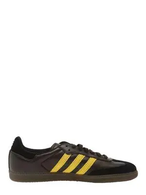 Adidas Samba Three-stripes Sneakers - Brown