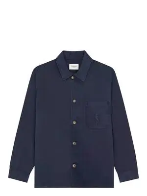 Saint Laurent Cassandre Shirt Jacket - Blue