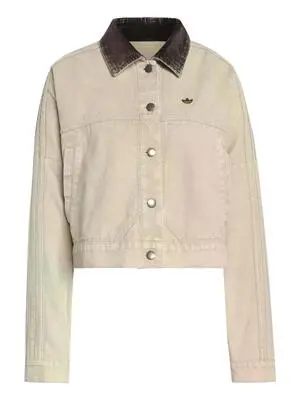 Adidas Corduroy Collar Jacket - Neutrals