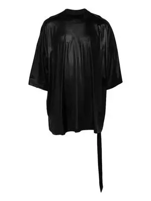 Rick Owens Tommy T Tie-detail T-shirt - Black