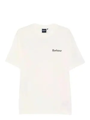 Barbour Logo-print T-shirt - Neutrals