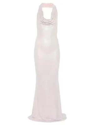 TWENTY FOURHAITCH Sleeveless Maxi Dress - Pink