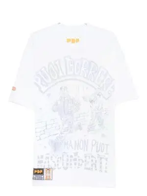 PDF Graphic Print T-shirt - White