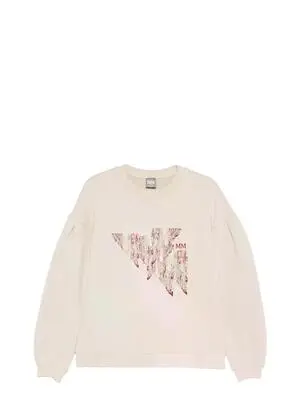 Max Mara Graphic Print Sweatshirt - Neutrals