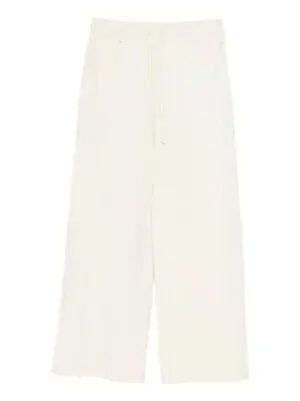 Max Mara Drawstring Palazzo Pants - Neutrals