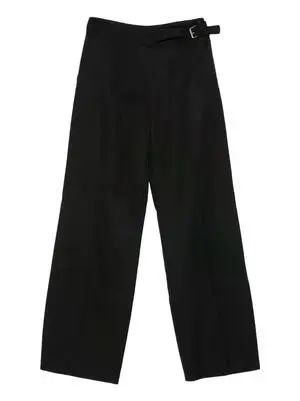 Sportmax Buckle Trousers - Black