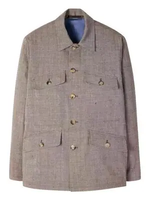 Paul Smith Buttoned Flap-pocket Jacket - Brown