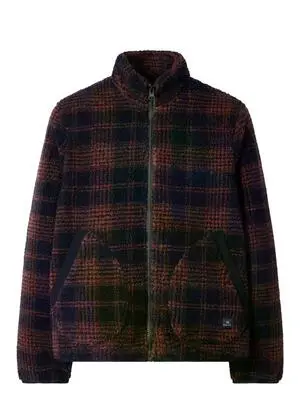 Paul Smith Plaid Zip-up Jacket - Blue