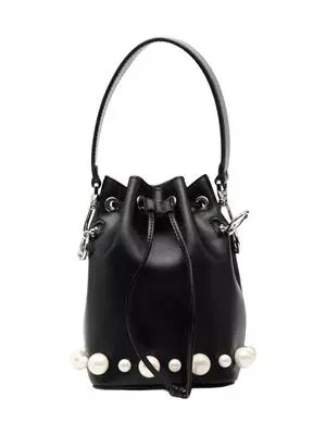 FENDI 2010-2026 Mini Leather Mon Tresor Bucket Bag