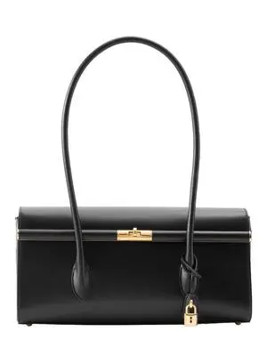 Dolce & Gabbana Marlene Leather Shoulder Bag - Black