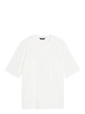 HIKING PATROL Panelled Stretch-jersey T-shirt - White