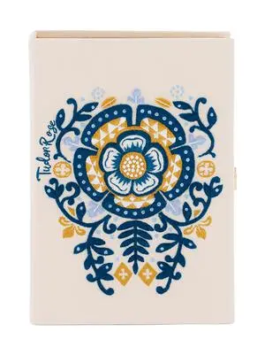 OLYMPIA LE-TAN Tudor Rose Clutch - Ivory