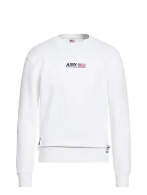 AUTRY Sweatshirt In Cotton And Polyamide - White
