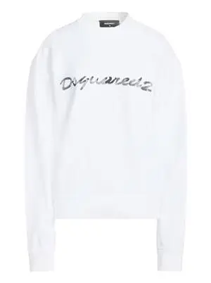Dsquared2 Cotton Sweatshirt With Logo - White