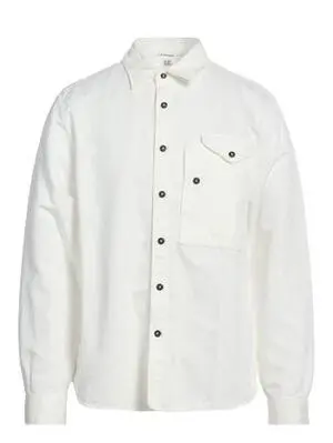 C.P. COMPANY C. P. Company Shirt Midnight Size Cotton, Linen - White