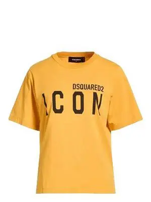 Dsquared2 Icon Cotton T-shirt - Yellow