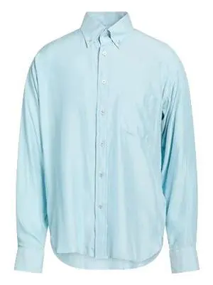 TOM FORD Shirt Sky Size Silk, Viscose - Blue