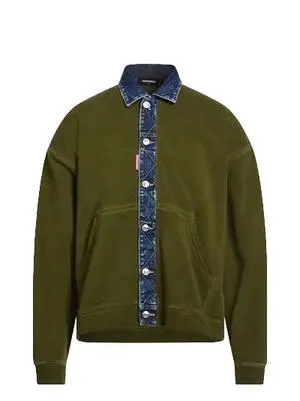 Dsquared2 Cotton Military Sweatshirt - Green
