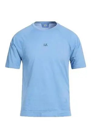 C.P. COMPANY C. P. Company Man T-shirt Ivory Size S Cotton Blue
